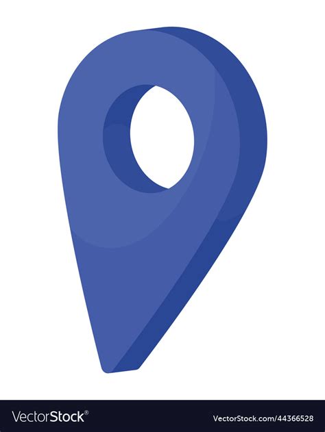 Pin Pointer Location Royalty Free Vector Image