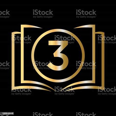 편지 3 템플릿에 교육 로고 3 편지에 오픈 북 로고 초기 교육 기호 개념 템플릿 개념에 대한 스톡 벡터 아트 및 기타 이미지 개념 공공 도서관 공부 Istock