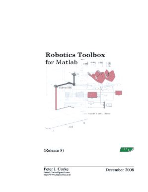 Fillable Online Robotics Toolbox For Matlab LaDiSpe Fax Email Print PdfFiller
