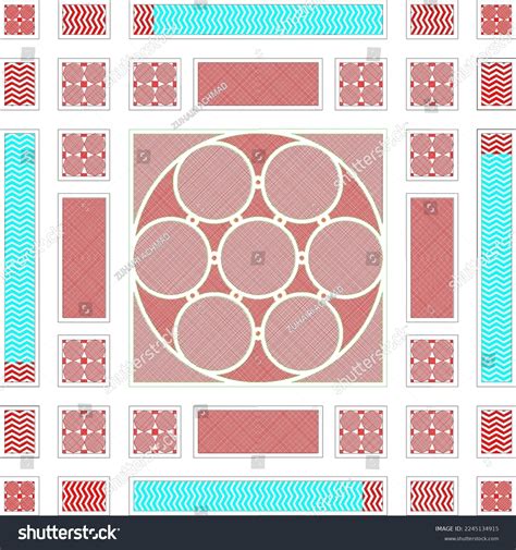 Sketch Vector Illustration Colored Classic Baground Stock Vector