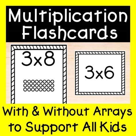 Multiplication Flash Cards Printable To 12 Teaching Multiplication With