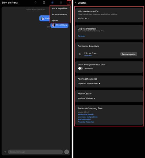 Samsung Flow Controlar Y Transmitir Archivos Con El Móvil