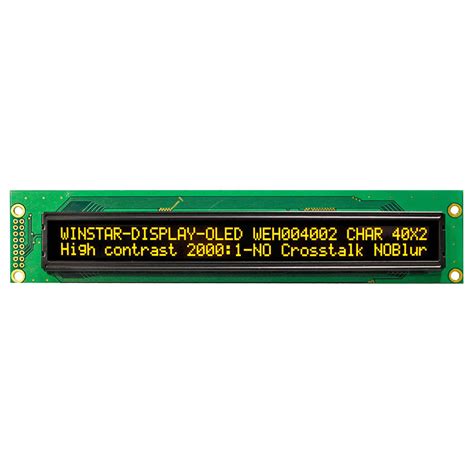 Weh004002alpp5n00100 Winstar Longlife Oled Alphanumeric Display