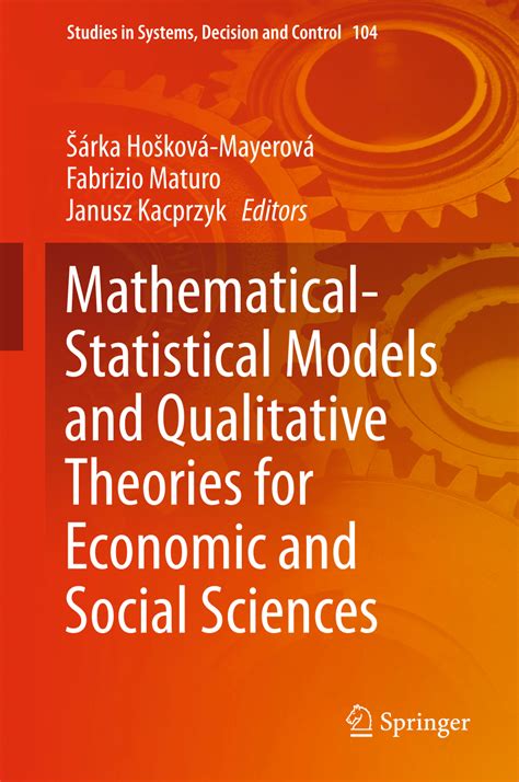 Pdf Mathematical Statistical Models And Qualitative Theories For