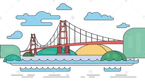 交通简笔画插画 交通简笔画配图 千库网