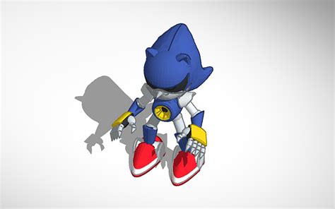3d Design Classic Metal Sonic Tinkercad