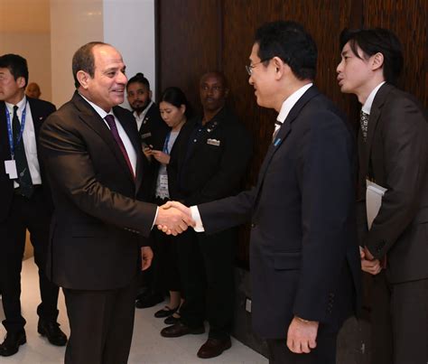 السيسي يؤكد حرص مصر على تعزيز التعاون والشراكة الاستراتيجية مع اليابان