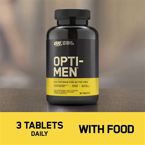 Optimum Nutrition Opti Men 90 Tablets Multivitamin Xtra Protein