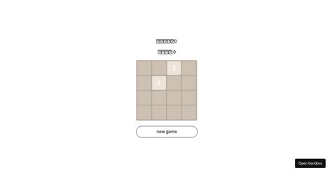 react 2048 song codesandbox