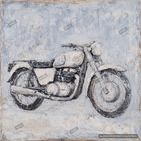 Ai创作图哈雷风格装饰画 逃逸者之二 铆工罗西画作 摩托车装饰画 蓝白画 铁艺摩托 综合材料画 形形色色的摩托车 破旧装饰画 手绘摩托车 速写摩托车 个性油彩怀旧复古格调 做旧装饰画 破旧高清