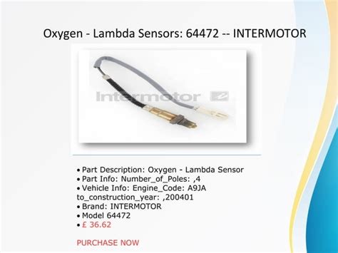 oxygen lambda sensors sks car parts ppt chemistry science