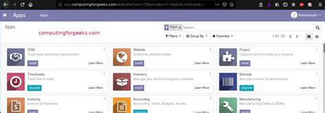 How To Install Odoo 15 On Ubuntu 20041804 Computingforgeeks