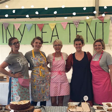 The Girls In The Tiny Tea Tent Are The Garlic Festival Facebook