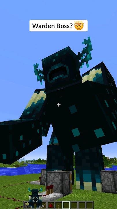 How To Make Secret Minecraft Warden Boss 🤯 Shorts Minecraft Youtube