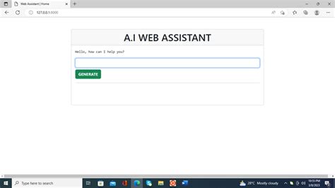How I Built An Openai Powered Web Assistant With Django Be On The