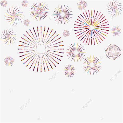 우아한 불꽃 놀이 벡터 Png 불꽃 놀이 축하 배경 우승자 승리 포스터 Png 일러스트 및 벡터 에 대한 무료 다운로드