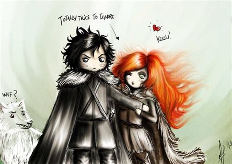 Jon Snow And Ygritte Art