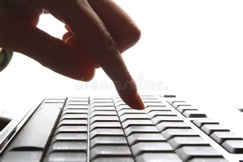 Fingers On Keyboard Royalty Free Stock Photography Image