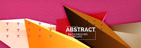 3d 삼각형 모양의 기하학적 배경입니다 장식 디자인 Triange 모양 종이 접기 스타일 패턴입니다 포스터 디자인입니다 라인