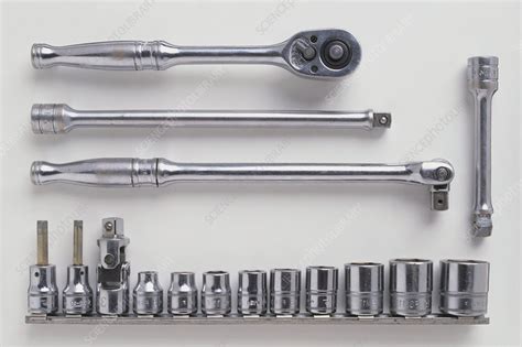 Mechanics Socket Set Stock Image C051 5872 Science Photo Library