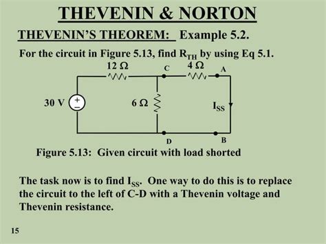Thevenin And Nortons Theorem Ppt Computer Networking Computing