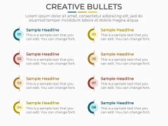 Creative Bullets For PowerPoint And Google Slides PPT Slides