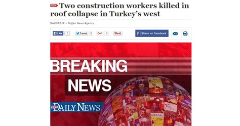 Срути се болничен покрив в Турция двама са загинали