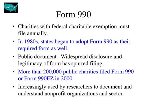 Ppt Form 990 Powerpoint Presentation Free Download Id 2413285