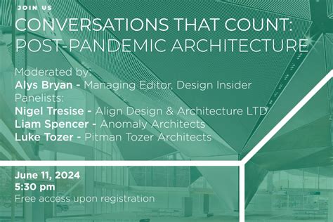 Talk Conversations That Count Post Pandemic Architecture Events Sbid