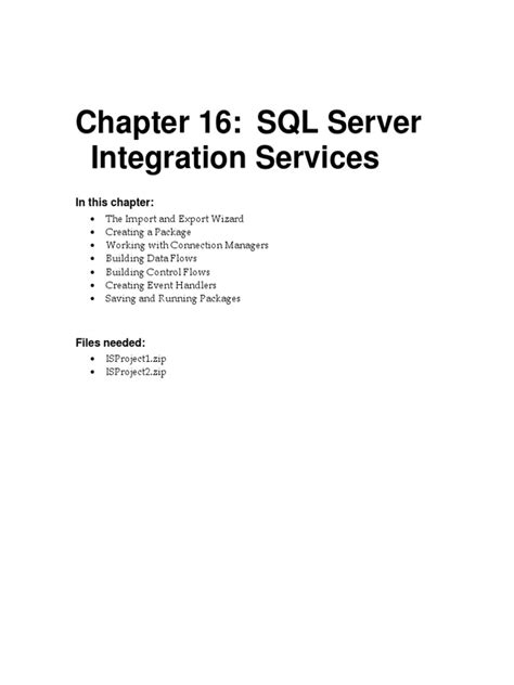 Ssis Ssrs 2008 Tutorial Pdf Microsoft Sql Server Databases