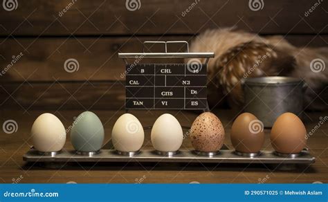 A Photo Of A Poultry Egg Grading Scale Stock Image