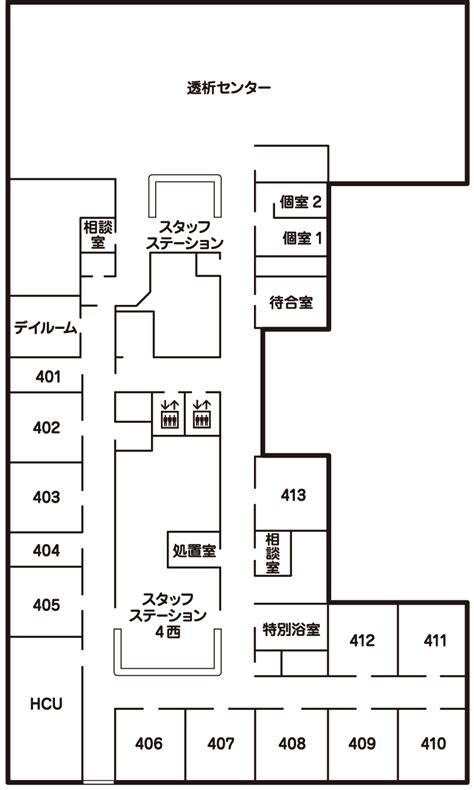 院内マップ 医療法人京都翔医会 西京都病院