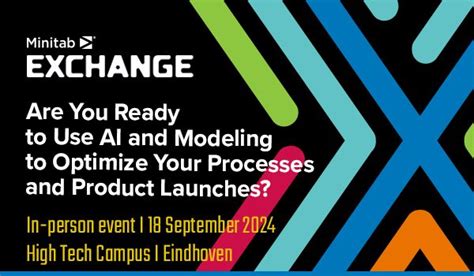 Please Feel Welcome At Minitabs Event At The Htc In Eindhoven Which