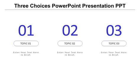 Three Choices Powerpoint Presentation Ppt Pptuniverse
