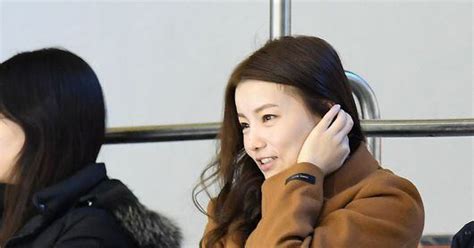 사진 안현수 부인 우나리남편 응원 왔어요