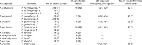 Summary Of The Microsatellite And Sequence Data Used To Distinguish