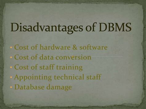 silvester presentation on dbms pptx databases computer software and applications