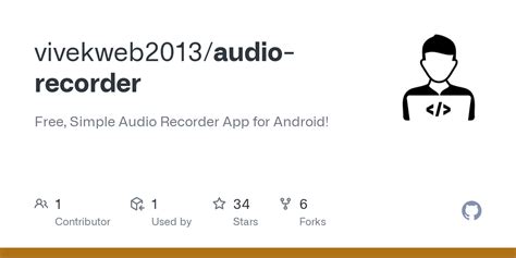 Github Vivekweb Audio Recorder Free Simple Audio Recorder App For Android