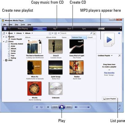 Create A Windows Media Player Playlist Dummies
