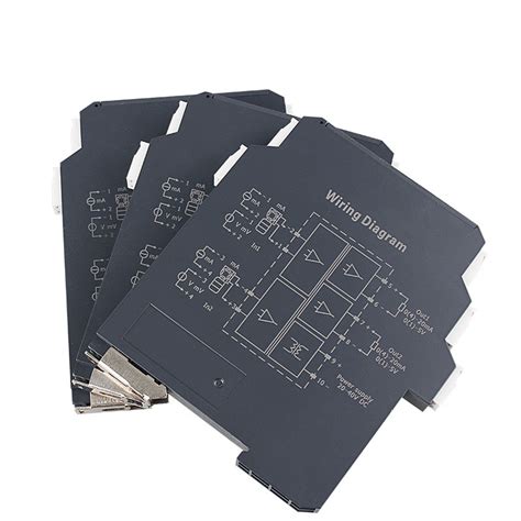 4 20ma Input Output Signal Isolation Module Analog Signal Transmitter Isolator Din Rail Mounting