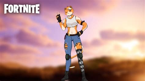 Fortnite Character With Cat Mask At Julie Lundy Blog