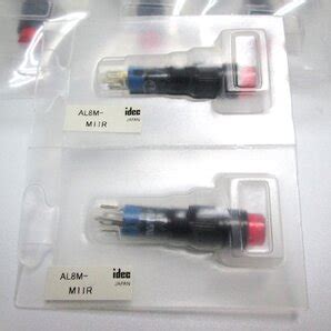樂淘letao－idec 照光押しボタンスイッチ 丸形 Al8m M11r【25個セット】 未使用品