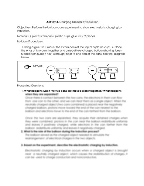 SOLUTION Charging Objects By Induction Studypool