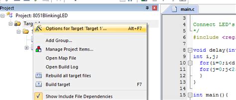 Creating A Project In Keil UVision IDE For ICircuit