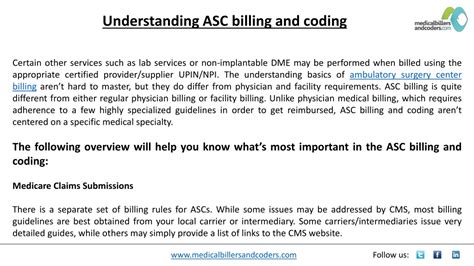PPT Understanding ASC Billing And Coding PowerPoint Presentation Free Download ID