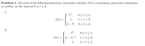 Solved Problem For Each Of The Following Functions Chegg
