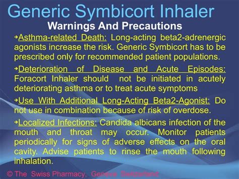 Generic Symbicort Inhaler For Treatment Of Asthma And Copd Odp
