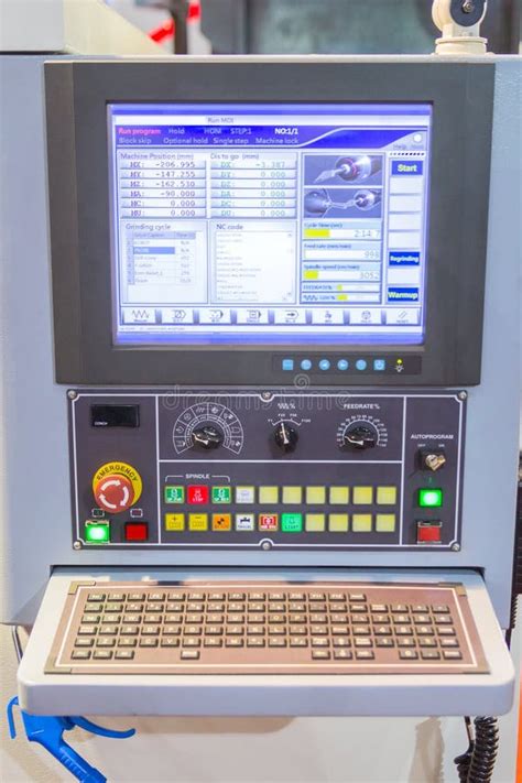 CNC Milling Machine Center In Tool Manufacture Workshop Stock Photo Image Of Conveyor Milling