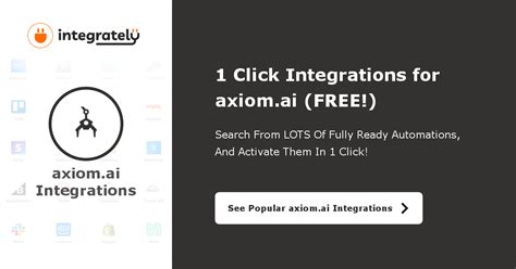 Axiom Ai Integrations 365 Ready Integrations