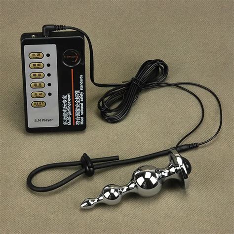 Electro Shock Medical Sex Products Electrical Stimulate Butt Plug Penis Enlargement Ring Anal